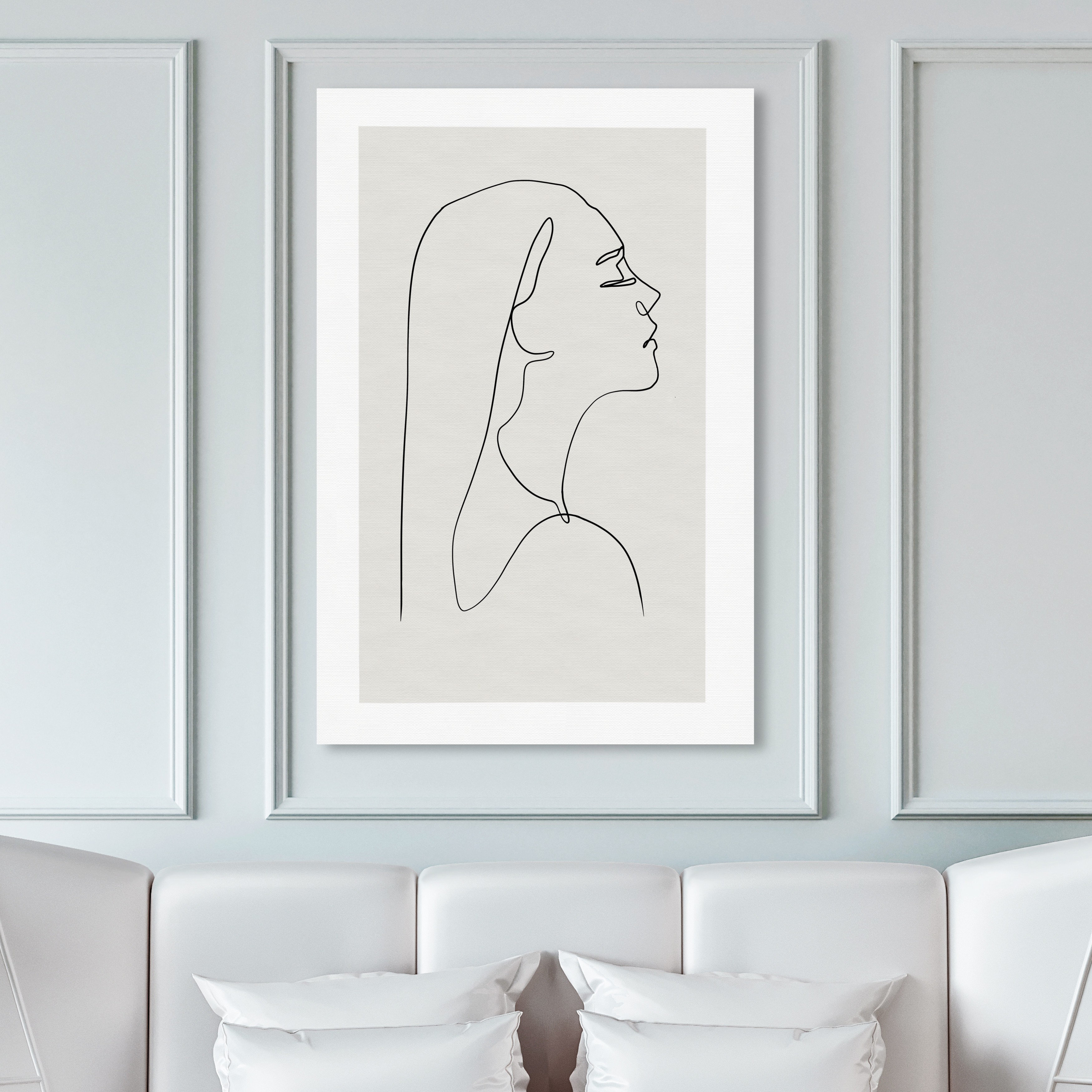 Oliver Gal People and Portraits ChinUp High Silhouettes - Painting on ...