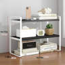 Latitude Run® Desktop Organizer Shelf, 2-Tier Multipurpose Wood Office ...