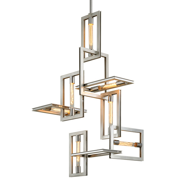 Troy Enigma 7 - Light Dimmable Geometric Chandelier - Wayfair Canada