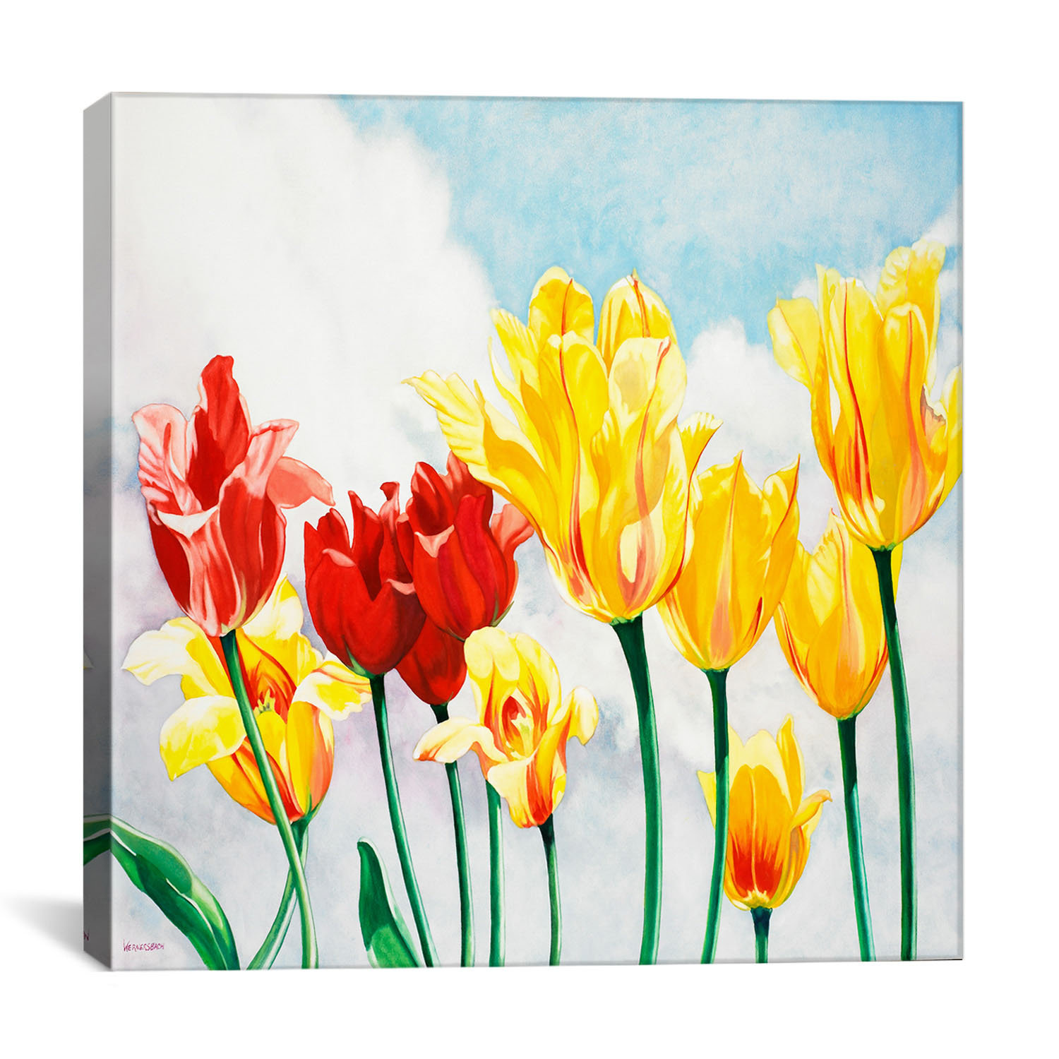 Winston Porter Karola 'Essence of Spring' by Nancy Wernersbach Painting ...