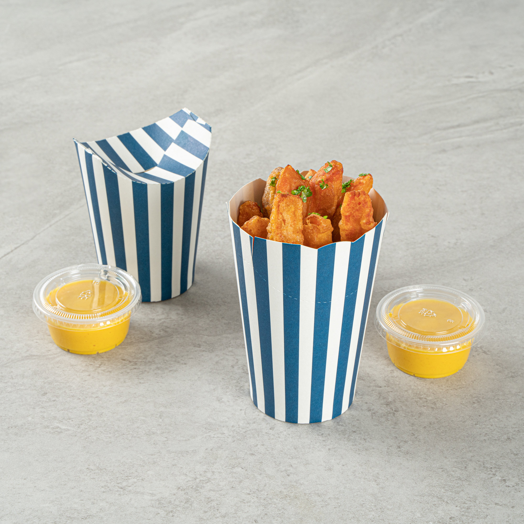 Restaurantware Bio Tek 16 Ounce French Fry Cups 100 Disposable French