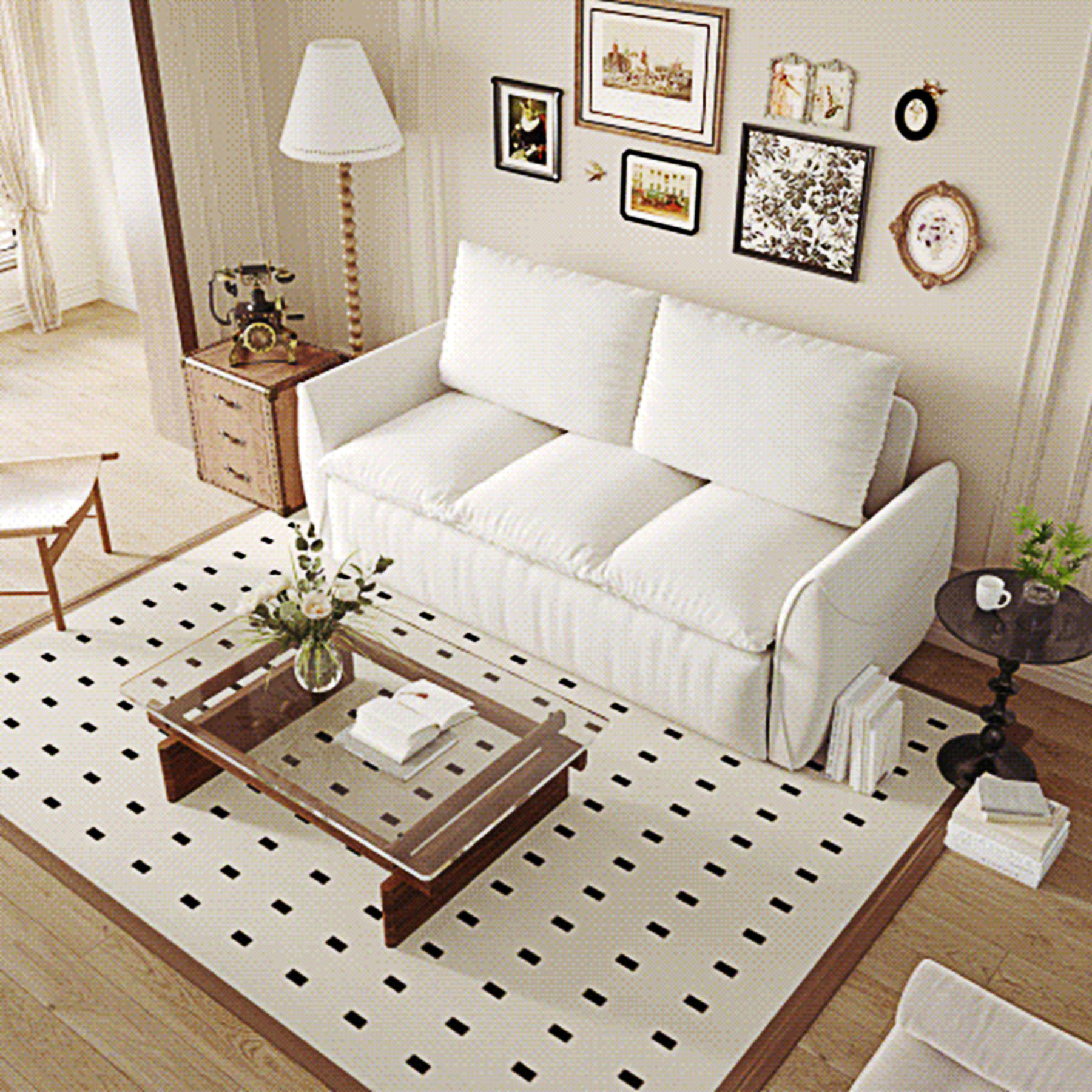 Latitude Run® Pull Out Sofa Bed, 3-Seat Convertible Sleeper Sofa With 2 ...