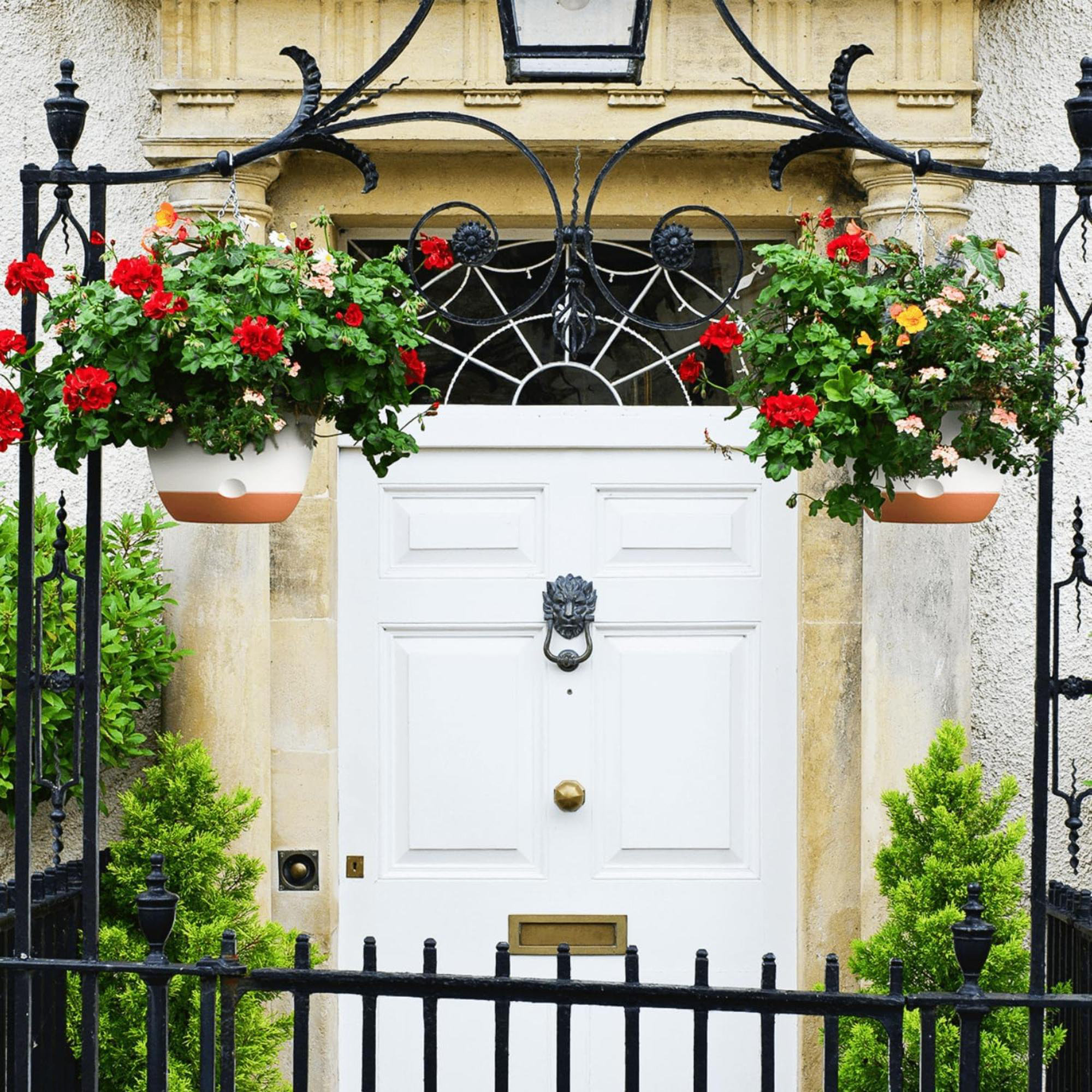 Dakota Fields Set Of 2 Hanging Planters For Indoor Plants With Self ...