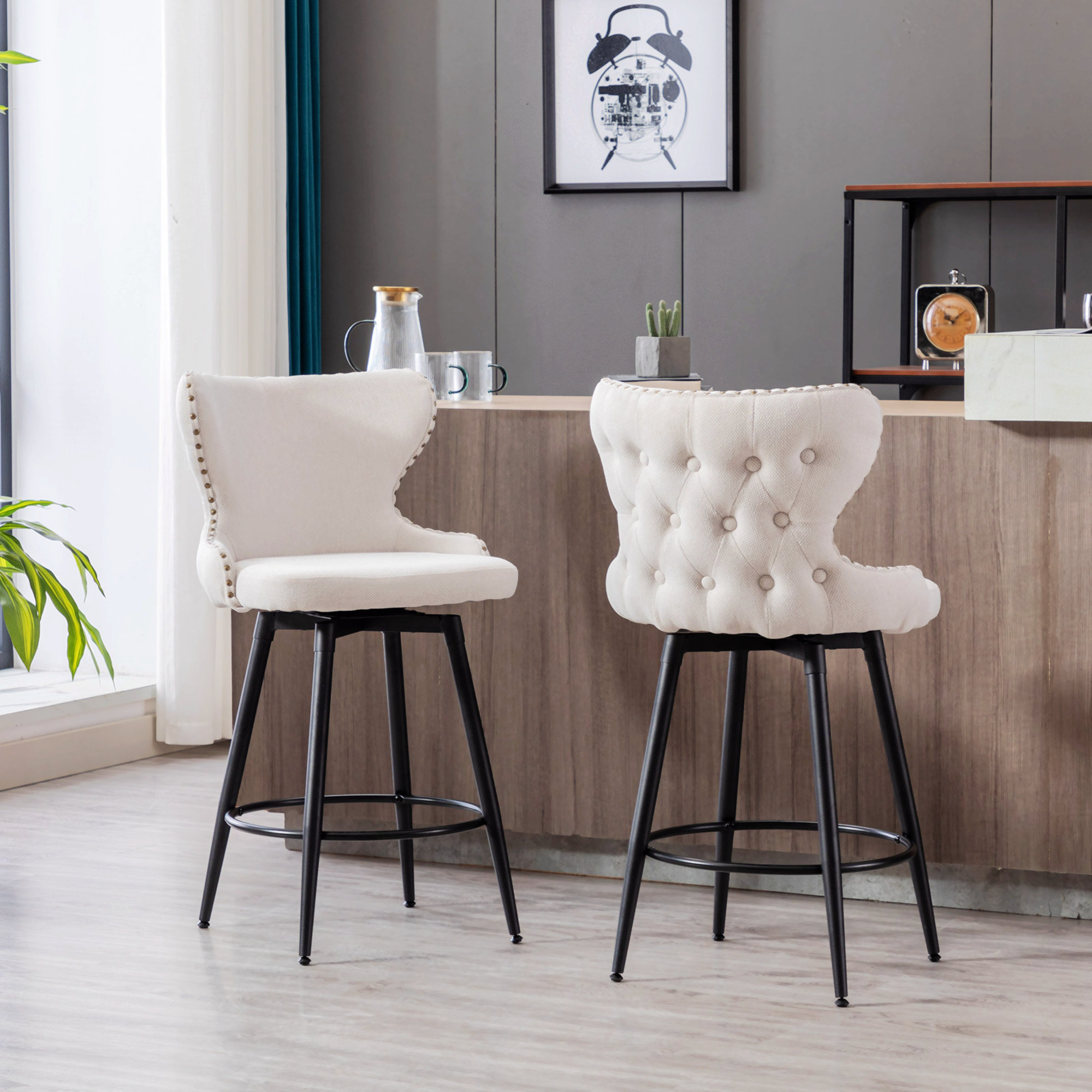 House of Hampton Jarline Counter Stool,Bar Stool,Side Chair - Wayfair ...