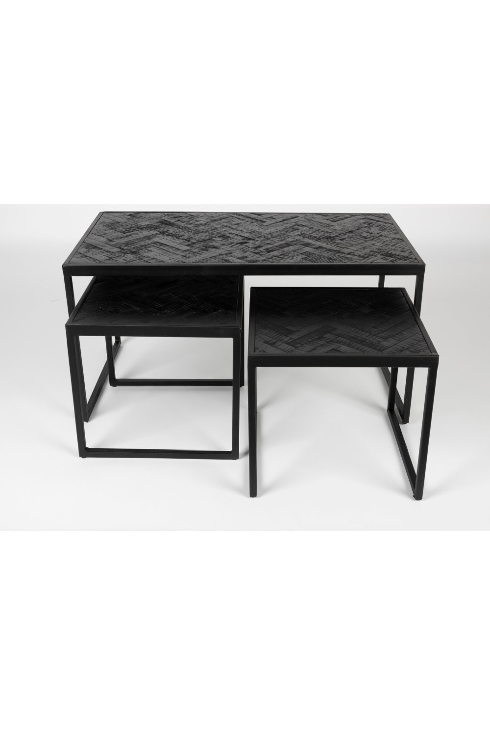 Luxury Furnitures Paker Coffee Table Sled 3 Nesting Tables Coffee Table ...