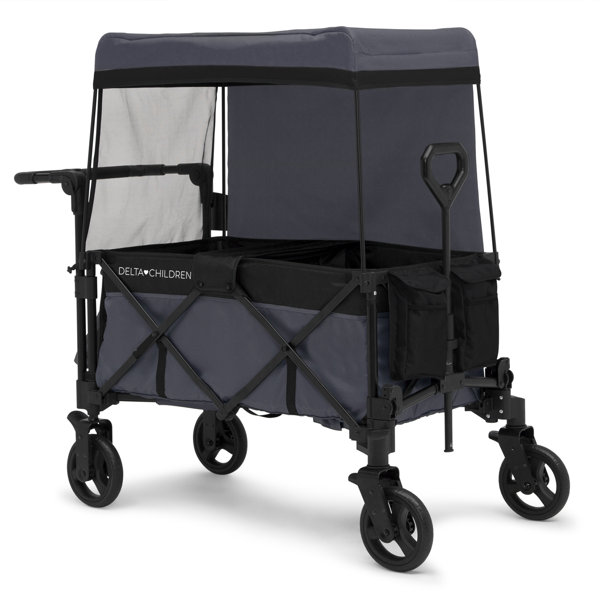 Delta Children Adventure Stroller Wagon, Gray/Black & Reviews | Wayfair
