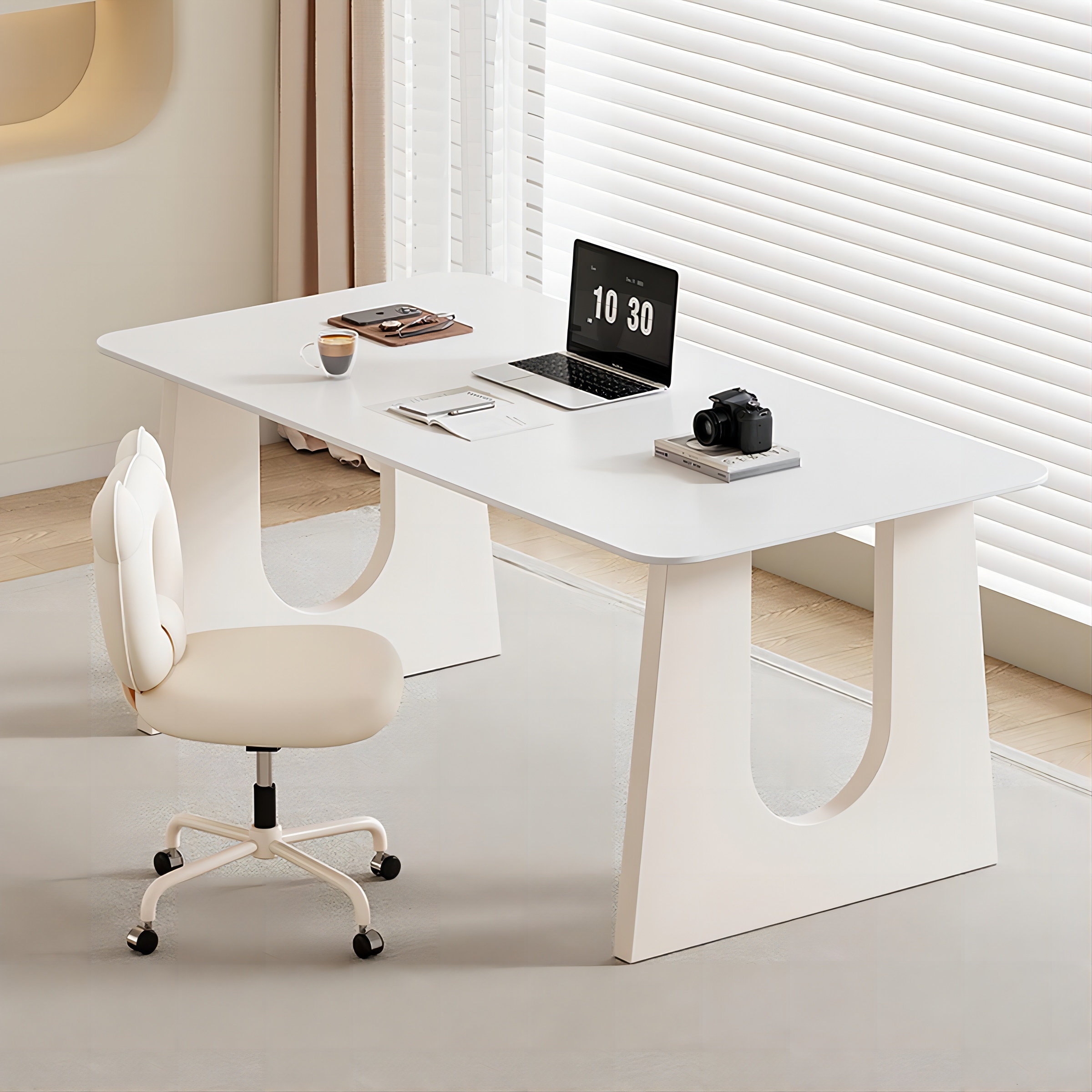 Orren Ellis Makaelynn 2 Desk And Chair Set Office Set with Chair | Wayfair