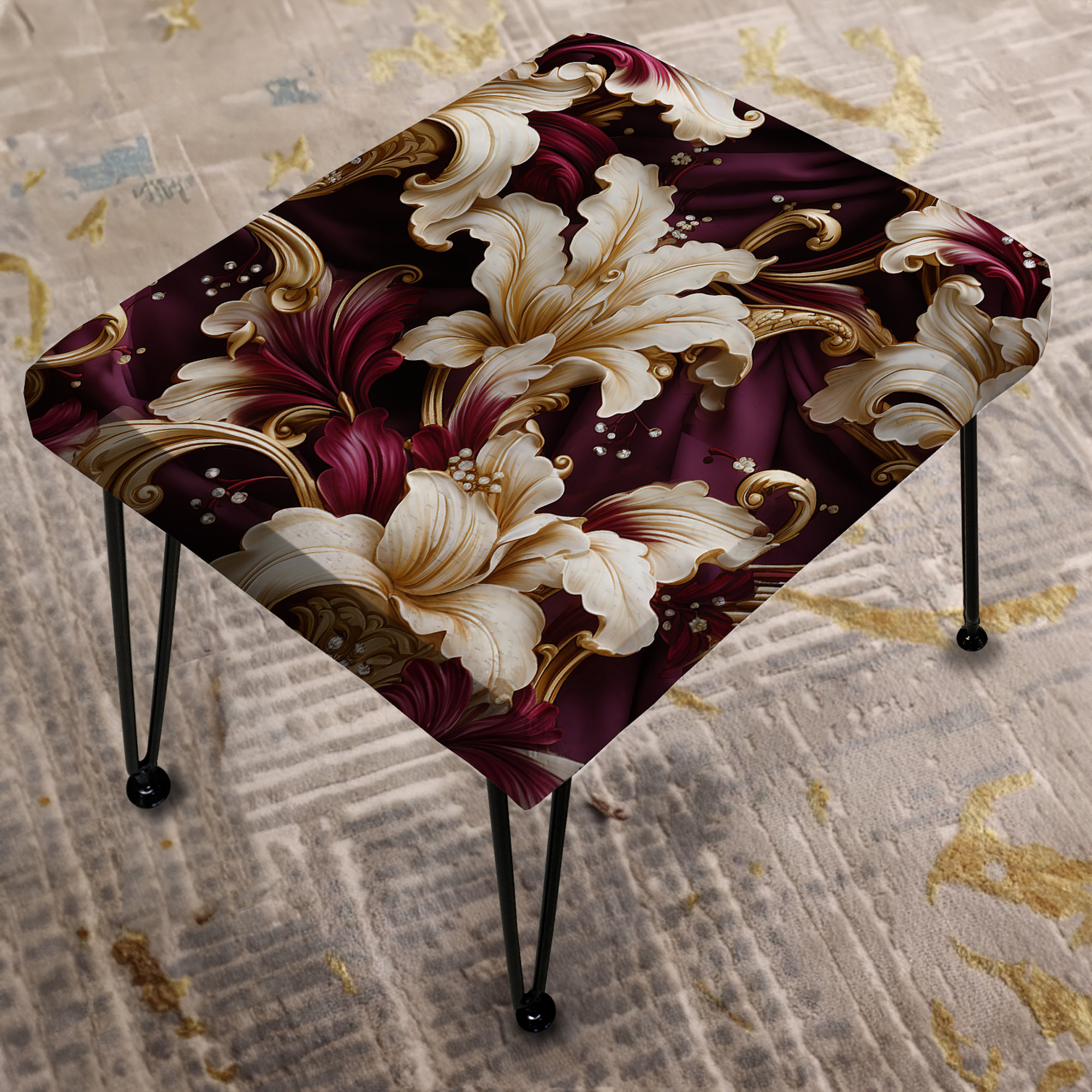 Design Art Royal Victorian Flourish Victorian Pattern IV - Floral ...