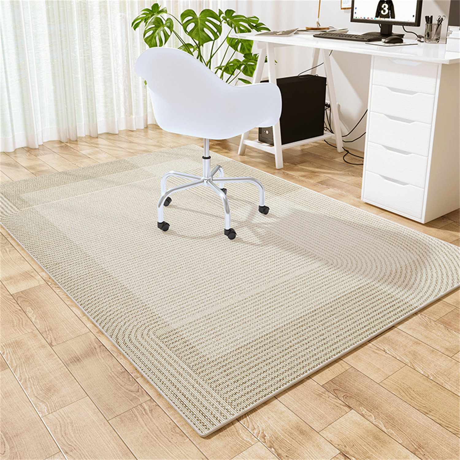 JINXI Premium Velvet Desk Chair Mat - Wayfair Canada