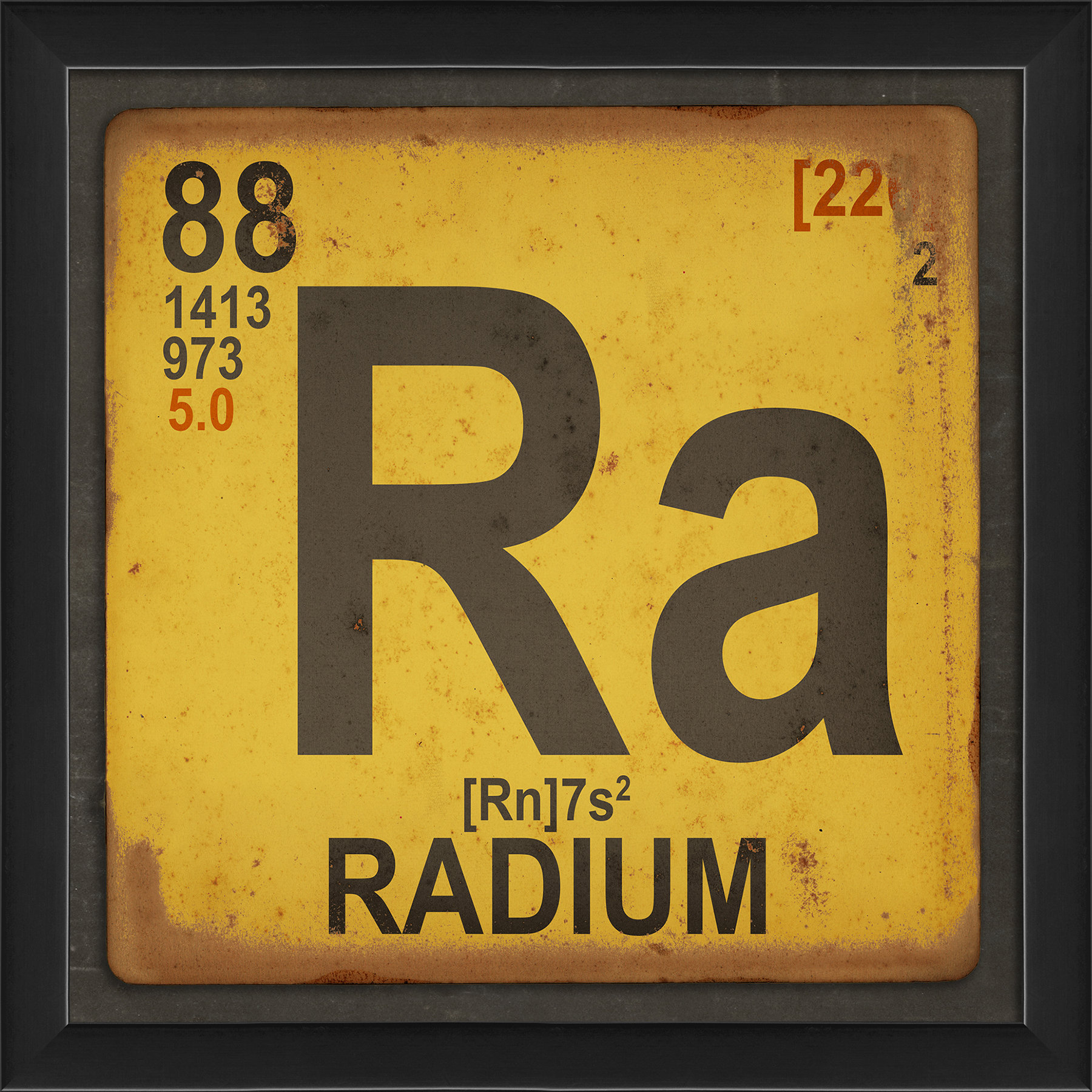 The Artwork Factory Radium Element Framed Textual Art | Wayfair