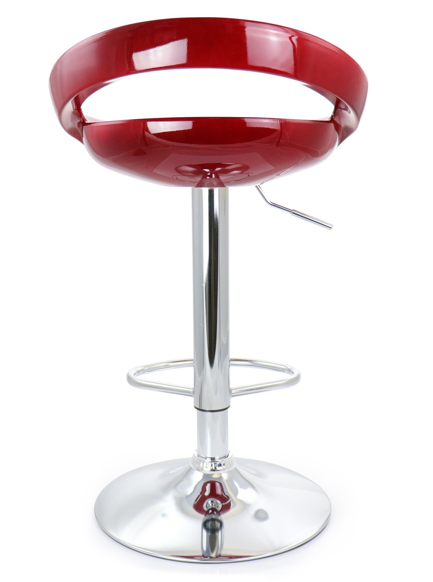Ivy Bronx Elama 2 Piece Retro Adjustable Bar Stool In Cherry With ...