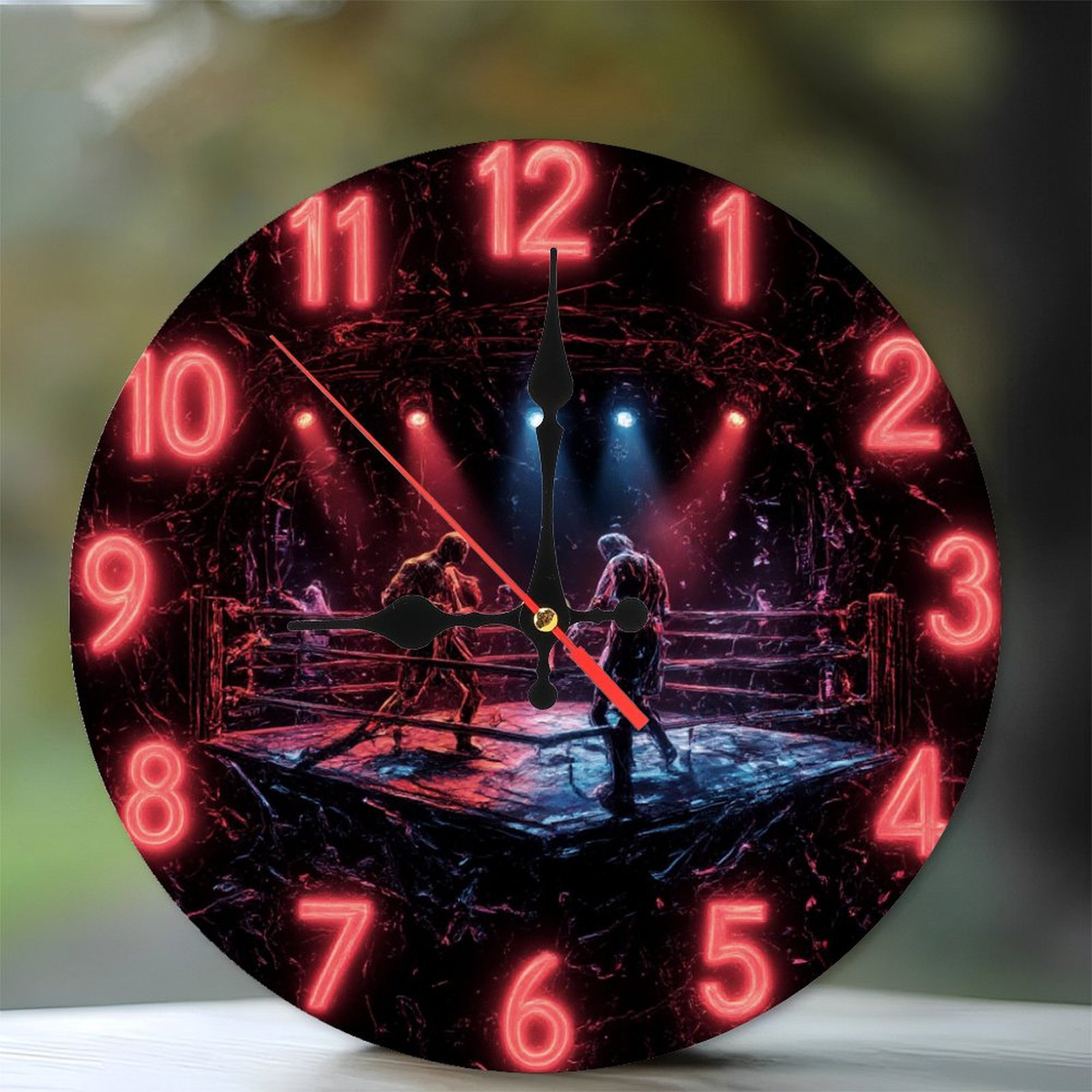 Mercer41 Neon effect Clock Boxing Match | Wayfair