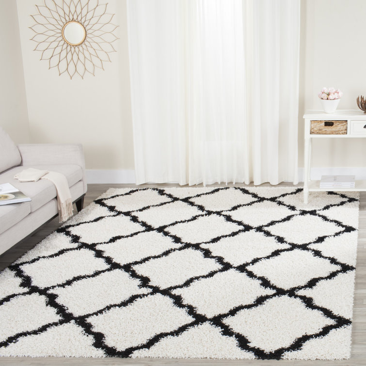 Rosdorf Park Wigington Sgd-Dallas Shag Performance Geometric Rug ...
