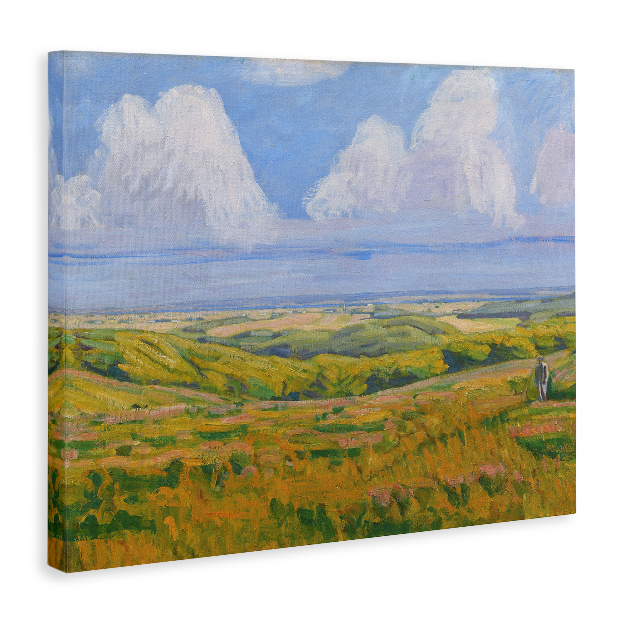 Winston Porter Clouds over Classic Country Canvas Wall Art by Niels ...