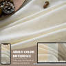 Ebern Designs Linen Pinch Pleated Kitchen Curtains Tier Curtains Light ...