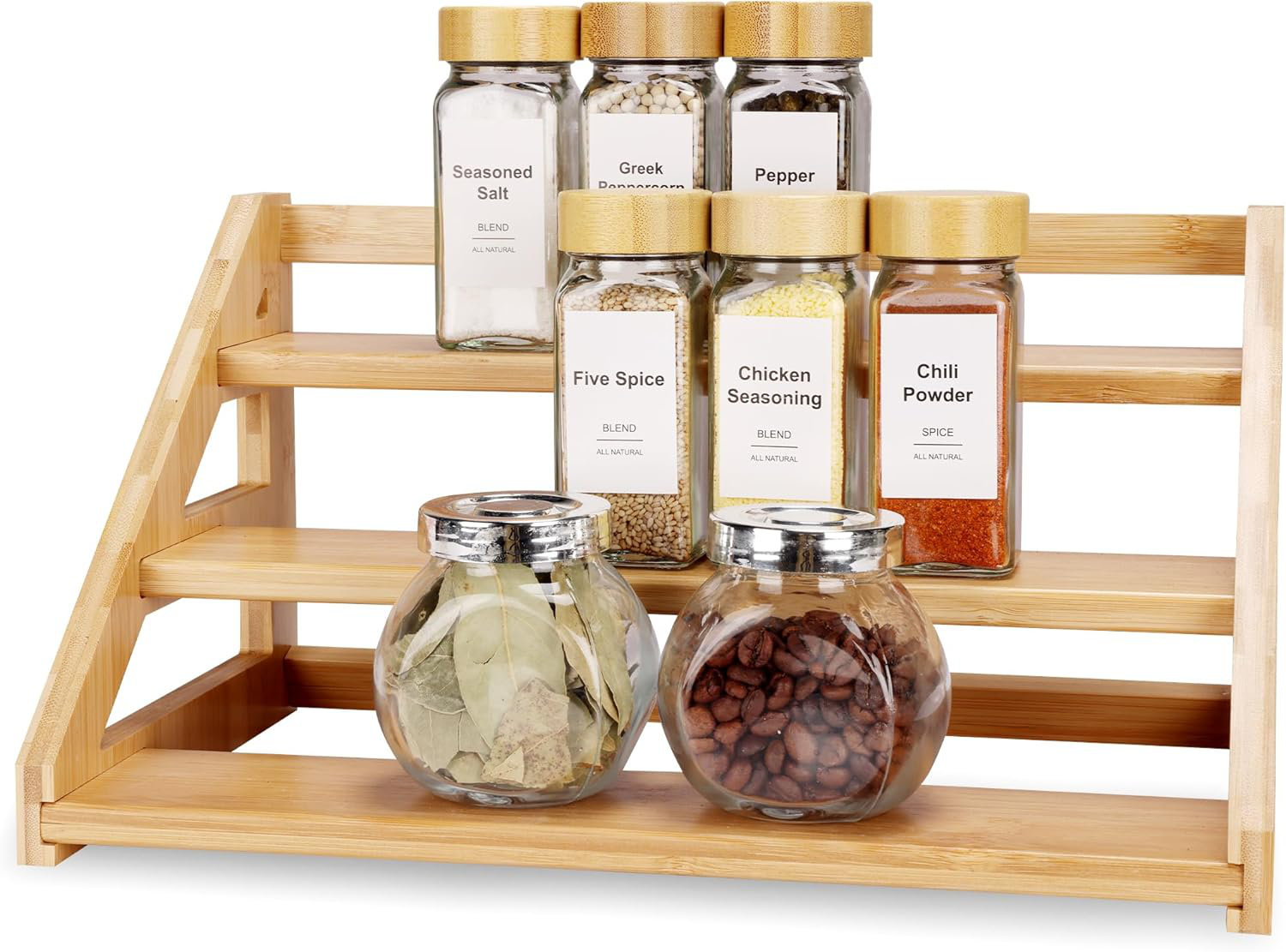 Ebern Designs Spice Rack,Kitchen Spice Racks,Spice jar storage for ...