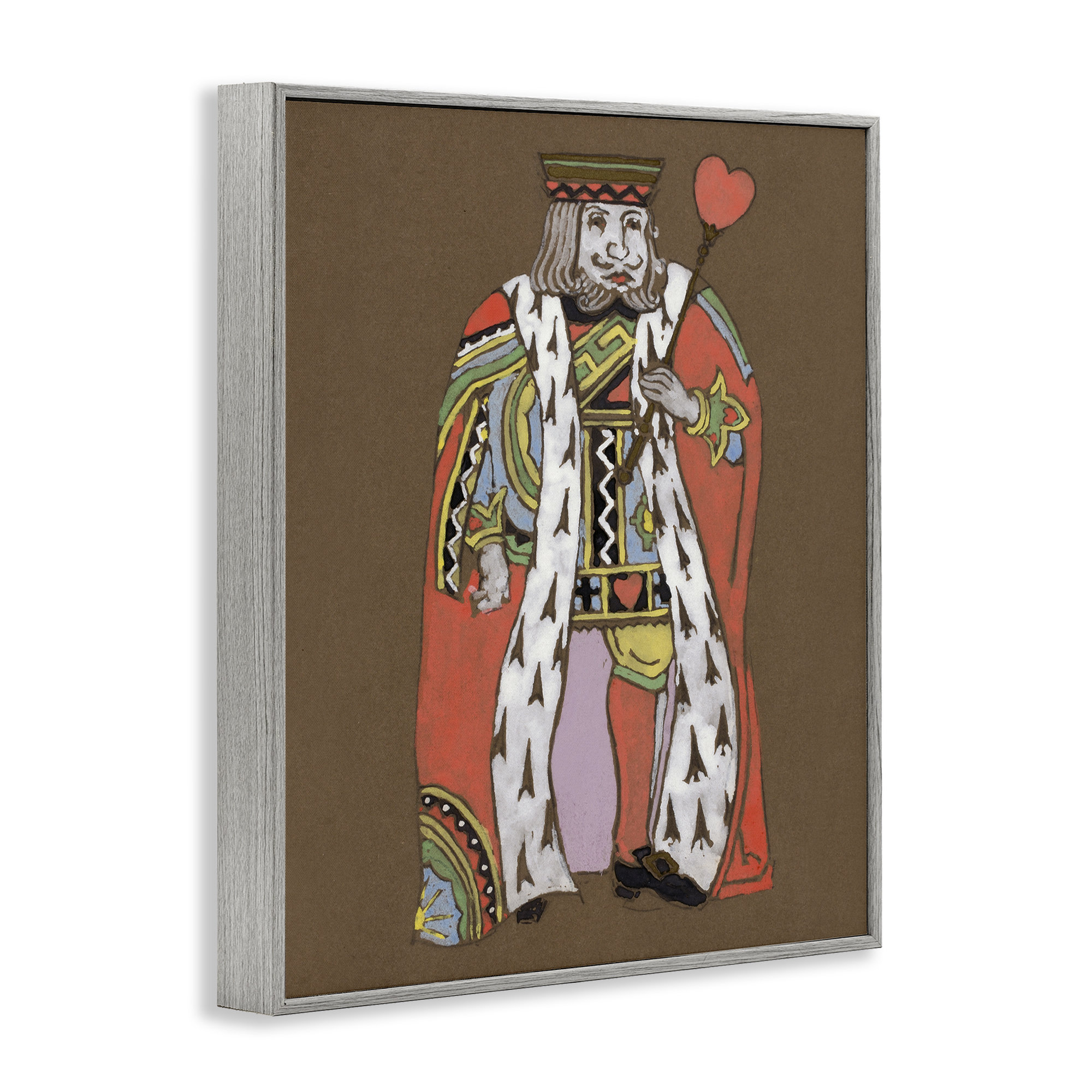 Ebern Designs King Playing Card Motif Giclee Art by June Erica Vess ...