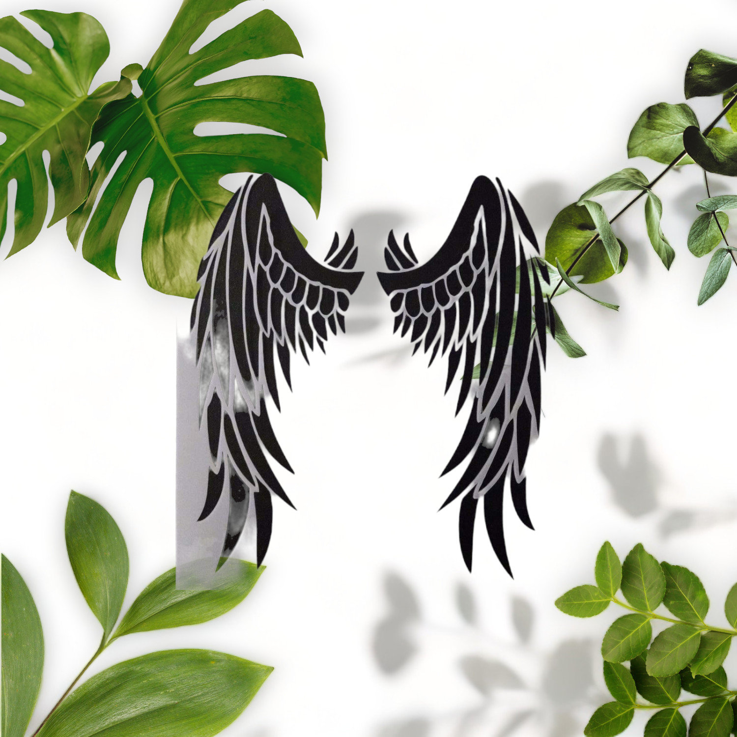 Pacific Funds Eco-Friendly Angel Devil Bird Wings Stencil Sheet | Wayfair