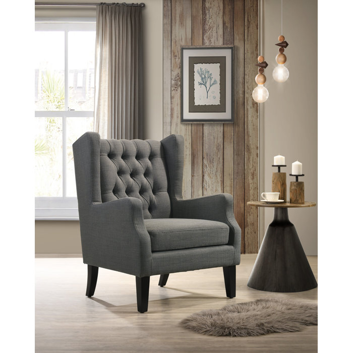Lark Manor Upholstered Wingback Chair & Reviews | Wayfair