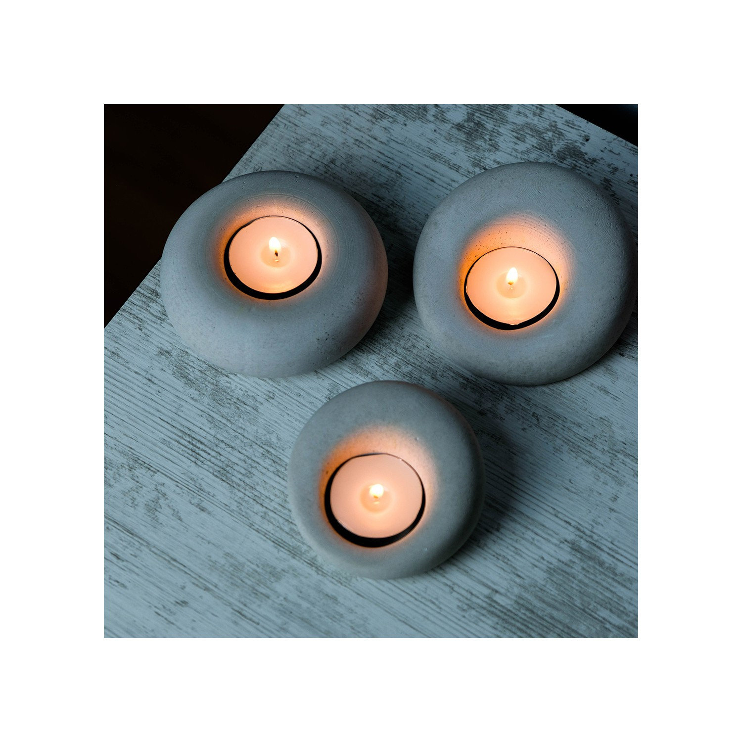East Urban Home 3 Piece Tabletop Tealight Set | Wayfair