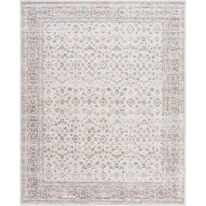 Bungalow Rose Saxton Oriental Indoor Polypropylene & Polyester Area Rug ...