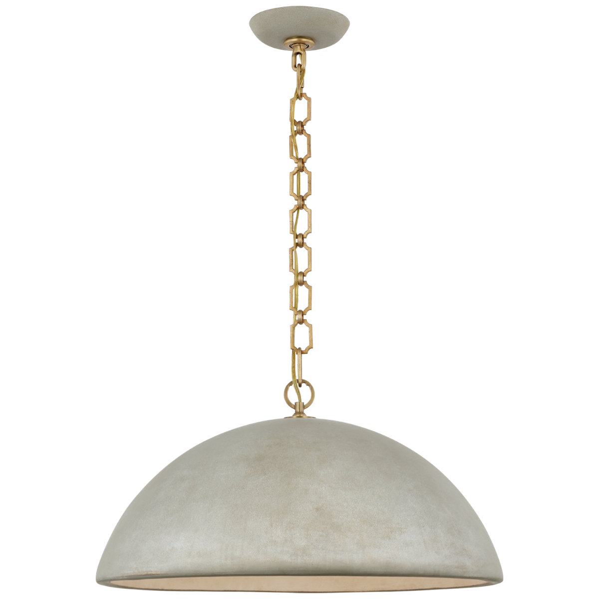 Visual Comfort Signature Elliot 1 - Light Portland Gray Pendant | Perigold