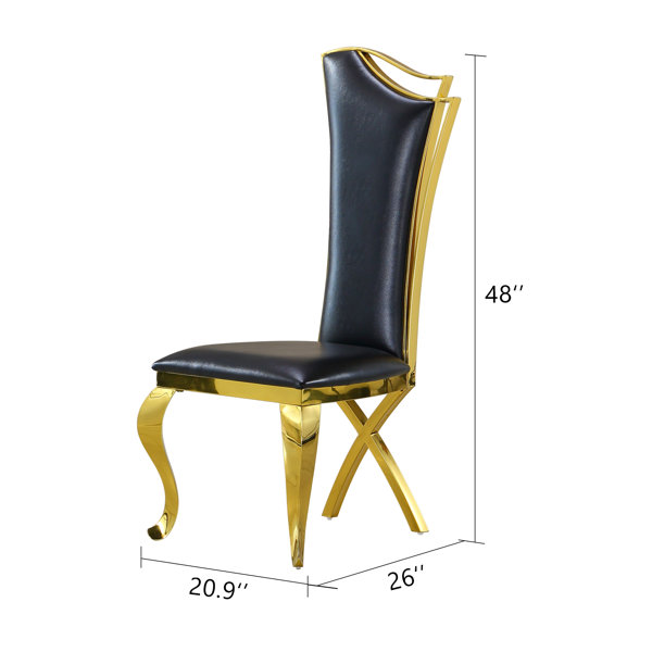 Rosdorf Park Solid Back Side Chair Dining Chair & Reviews | Wayfair