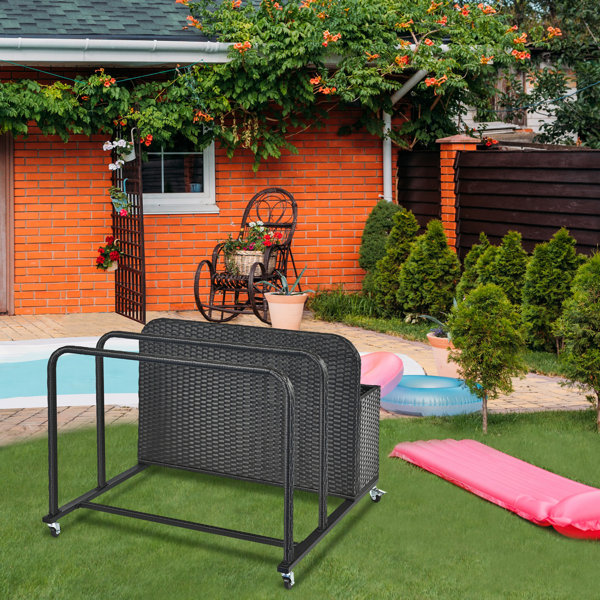 Patio Novagarden Poolside Float Storage Organizer, Pool Toy Storage ...