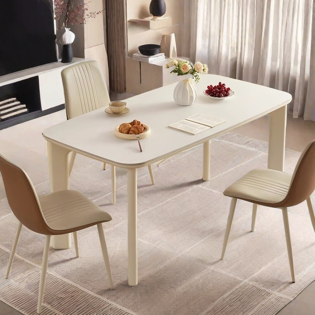 Latitude Run® Sabino Cream style family table | Wayfair