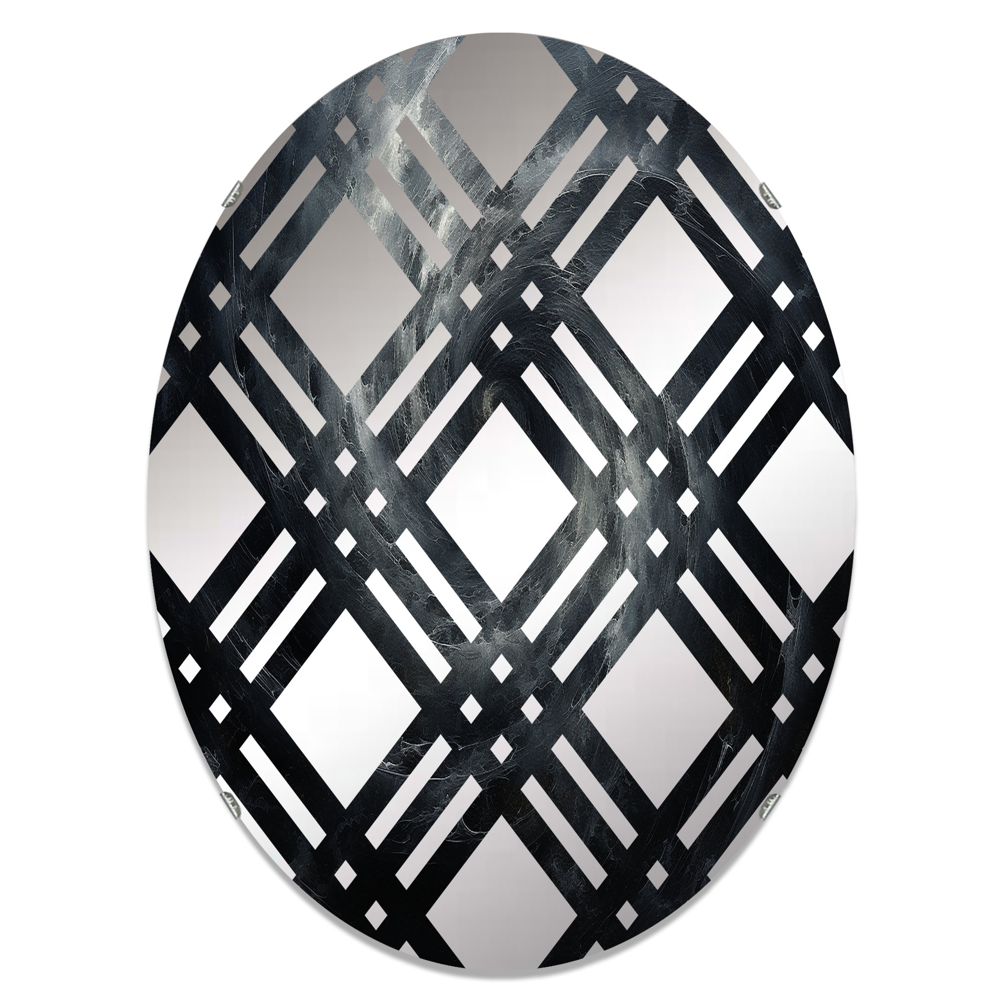 East Urban Home Black Hole Quiet Quasar - Plaid Decorative Mirror ...