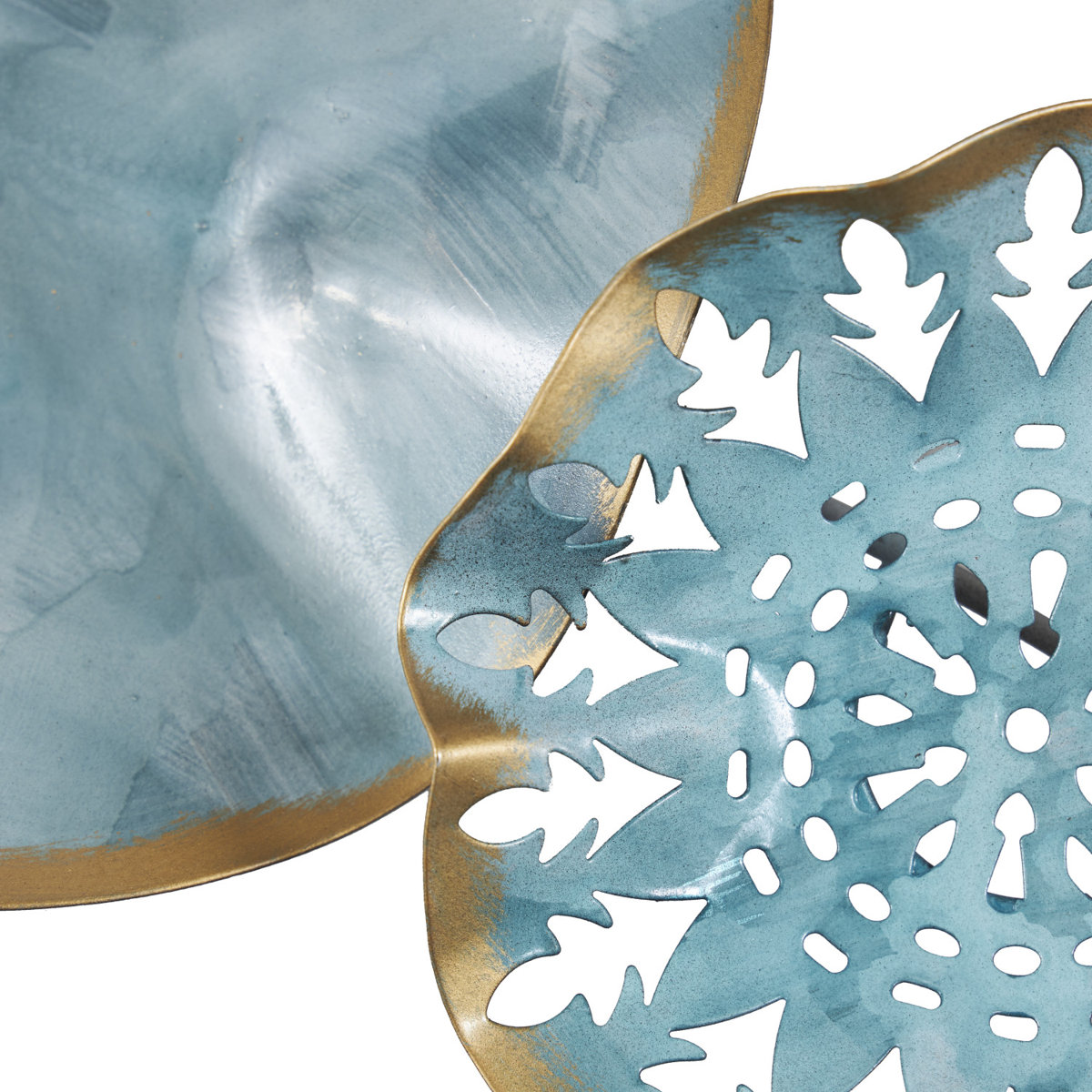 Dakota Fields Hench Metal 3D Overlapping Discs Plate Home Wall Decor ...