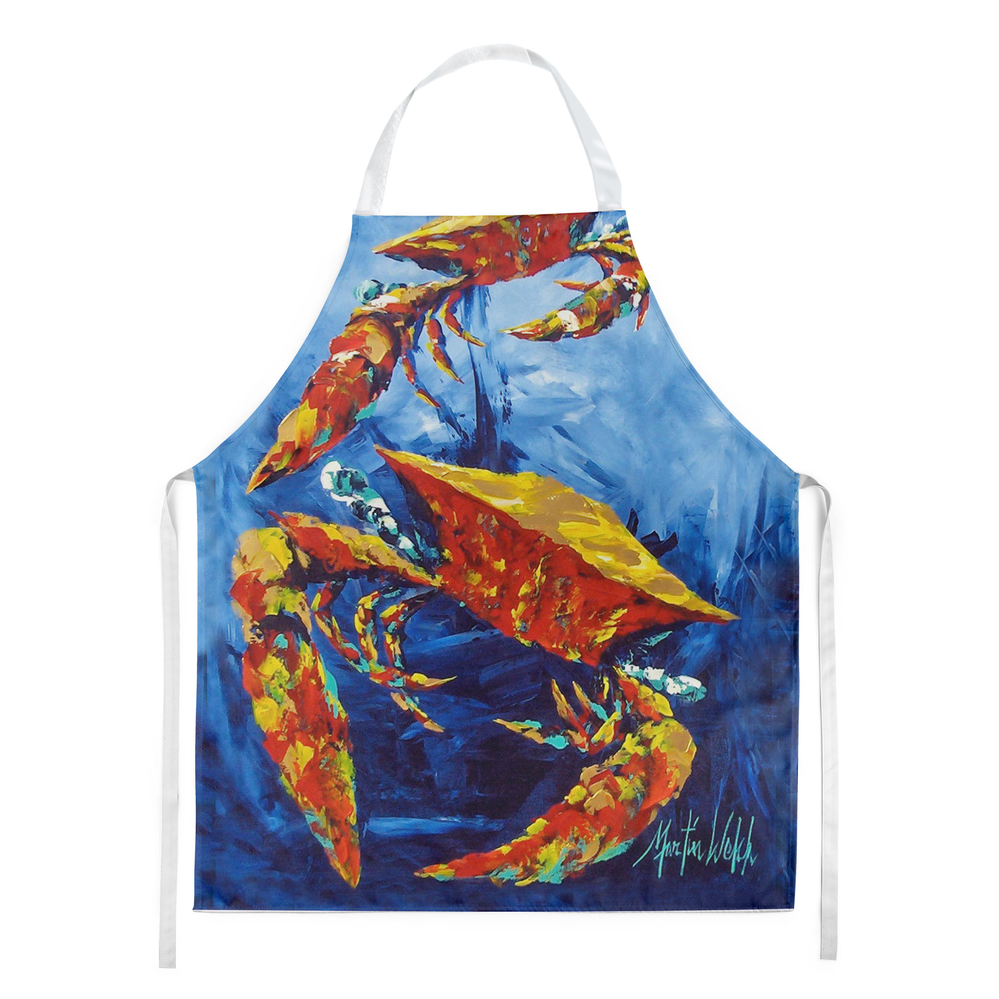 Breakwater Bay Puddle O' 2 Crabs Apron | Wayfair