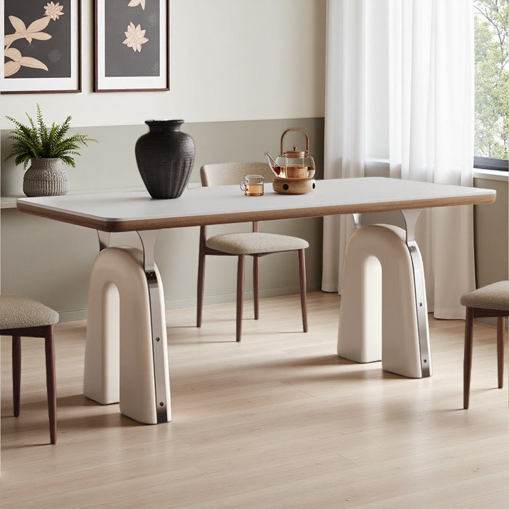 George Oliver French Simple Cream Style Dining Table | Wayfair