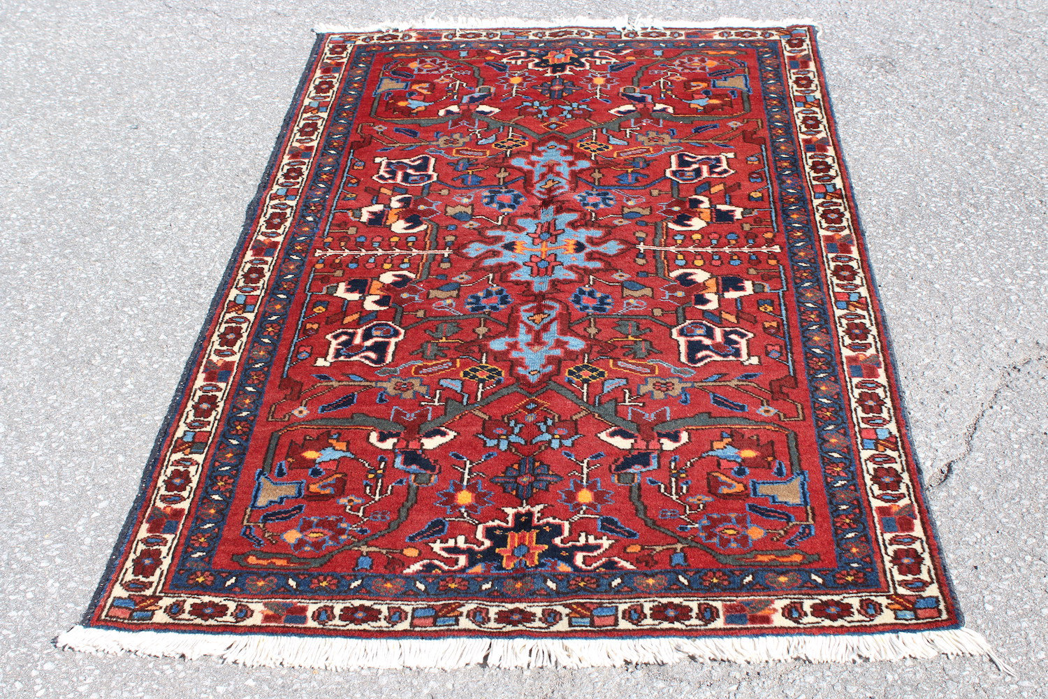 Foundry Select Red 3X5 Vintage Rug | Tribal Oriental Persian Rug ...