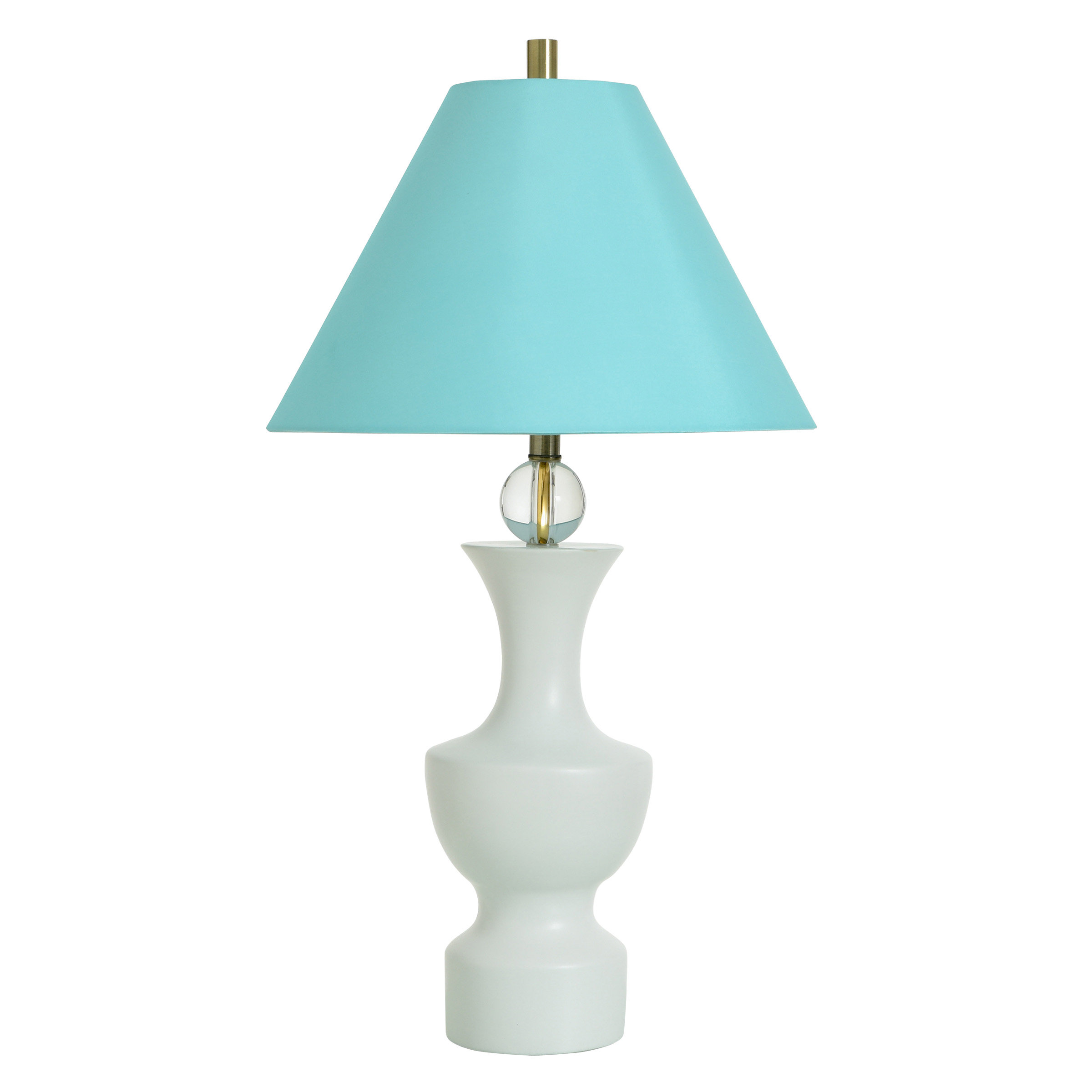StyleCraft Home Dann Foley Lifestyle - Ceramic Table Lamp - Capri White ...
