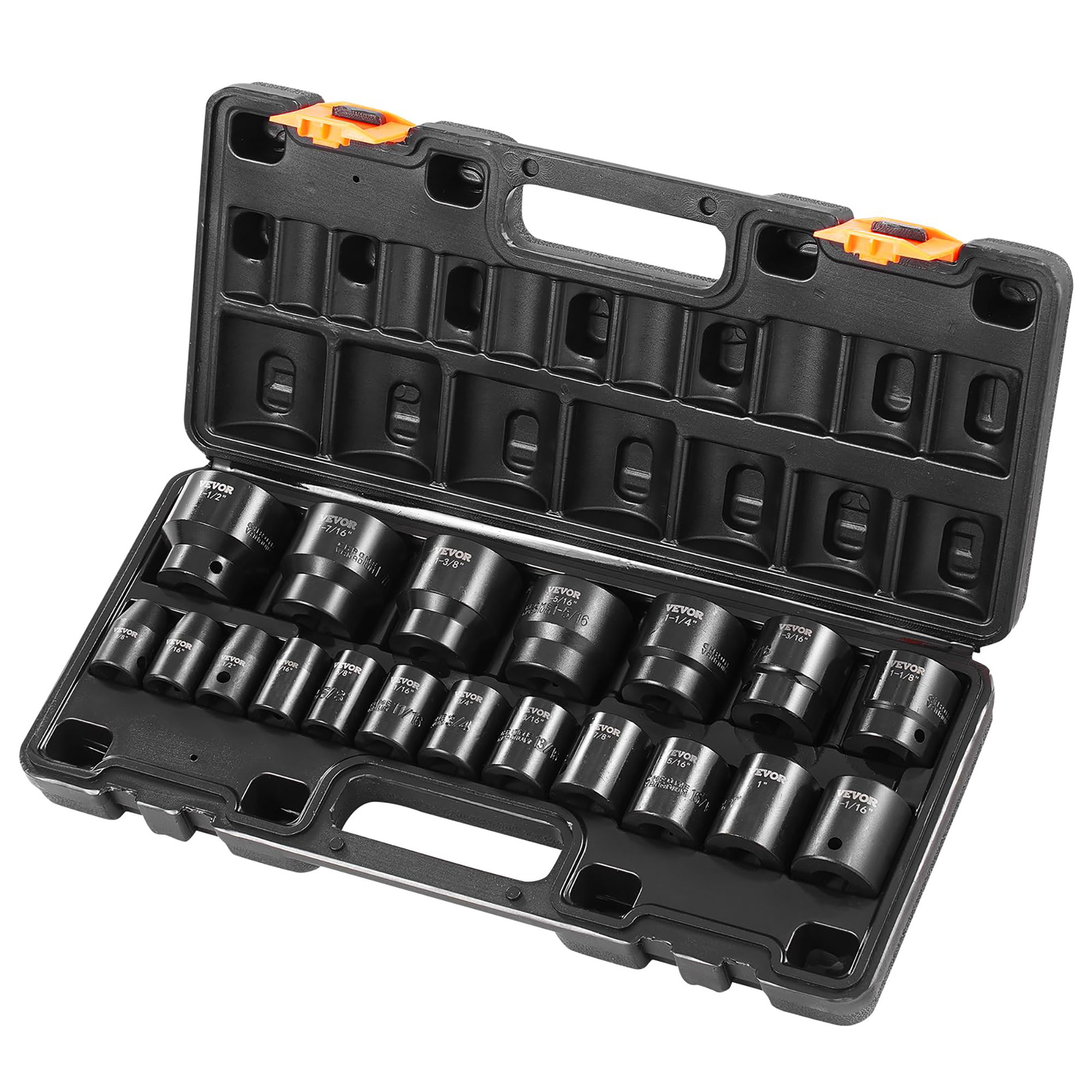 WFX Utility™ 1/2 Inches 19 Piece Impact Drive Socket Set | Wayfair