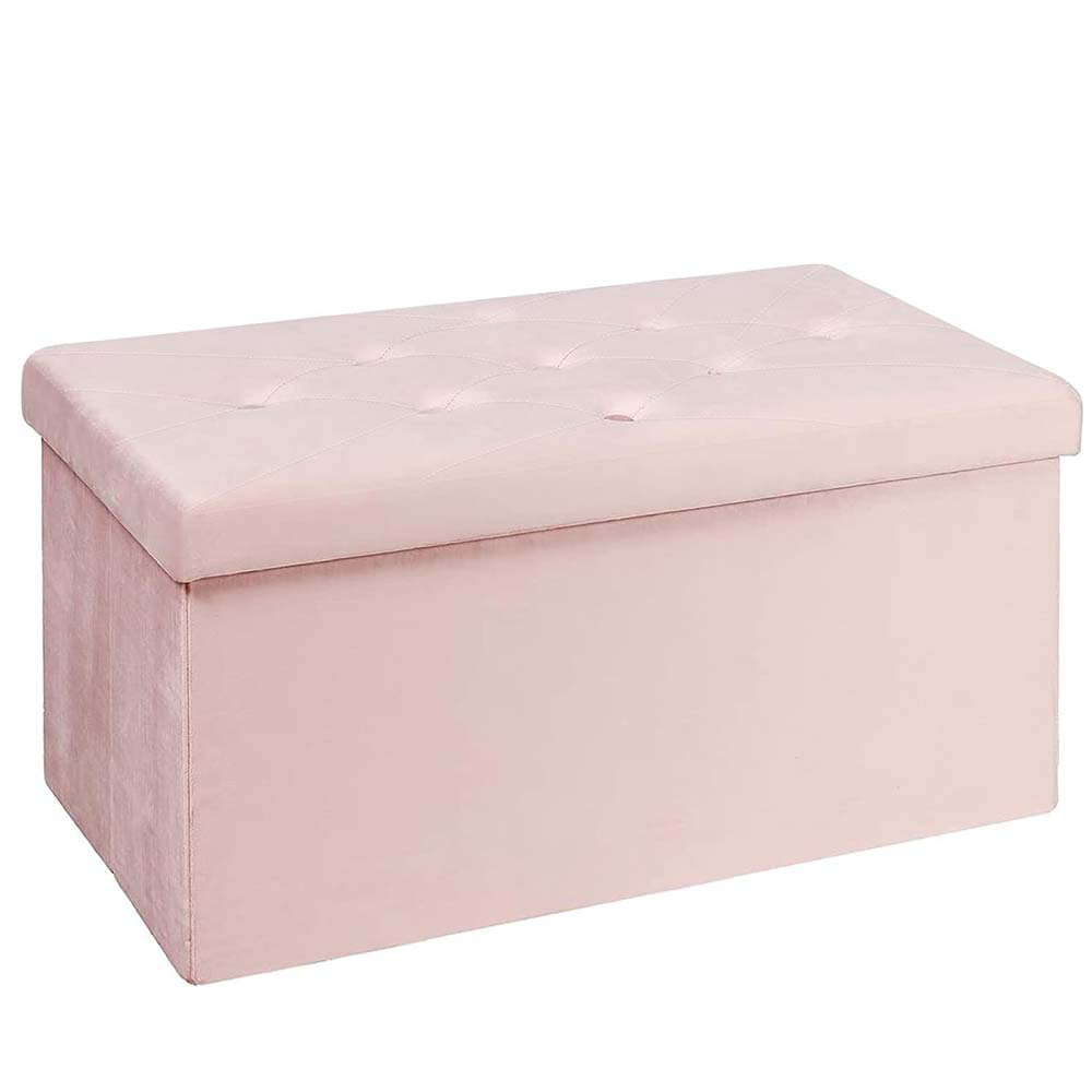 Latitude Run® Folding Storage Bench, With Storage, Foot Rest, Benches ...