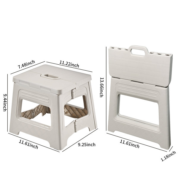 Rebrilliant Naviyah Plastic Accent Stool | Wayfair