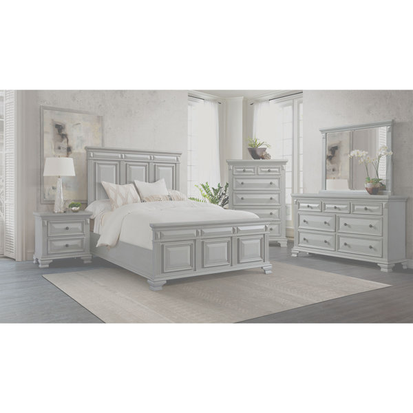 Lark Manor Alauna Platform Solid Wood Configurable Bedroom Set ...