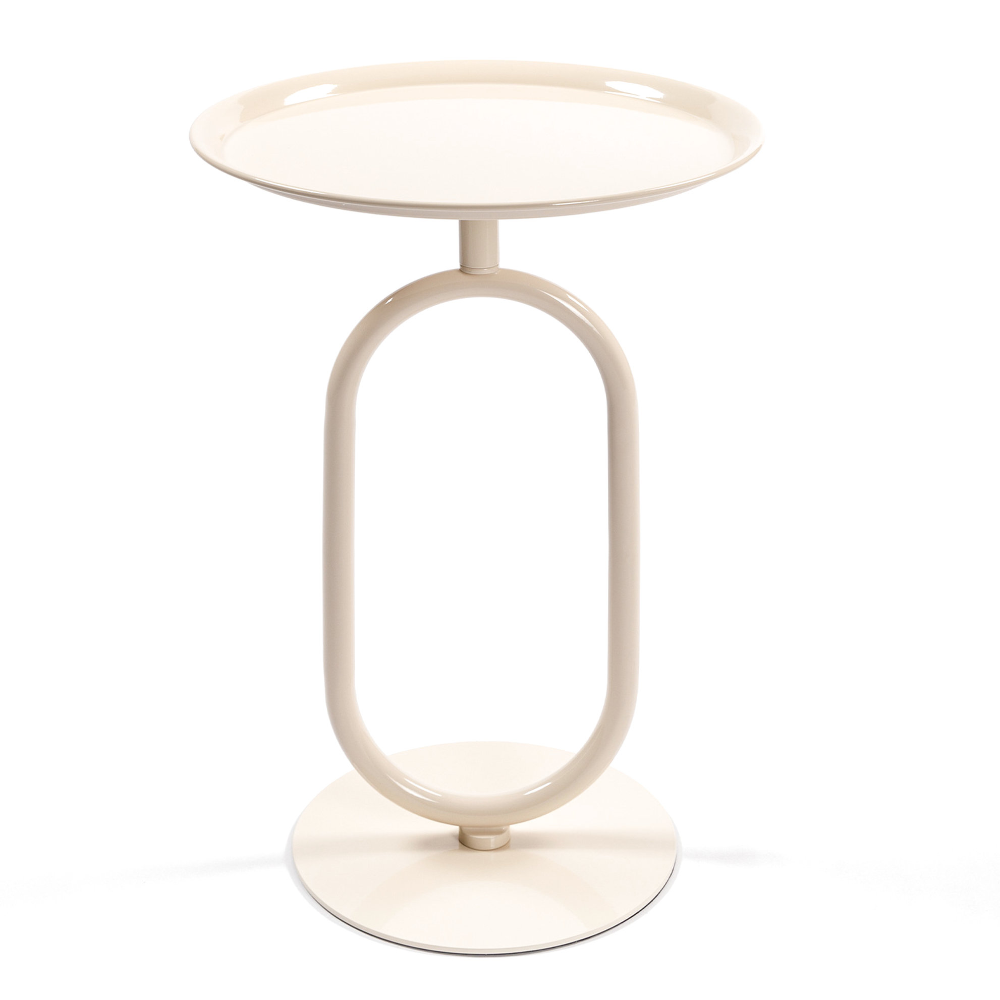 Latitude Run® 2Pcs Lantern Style Metal Table, Cream White, 17.7"X24 ...