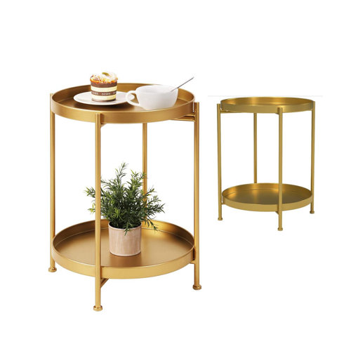 Gold Metal Coffee Tables You'll Love | Wayfair