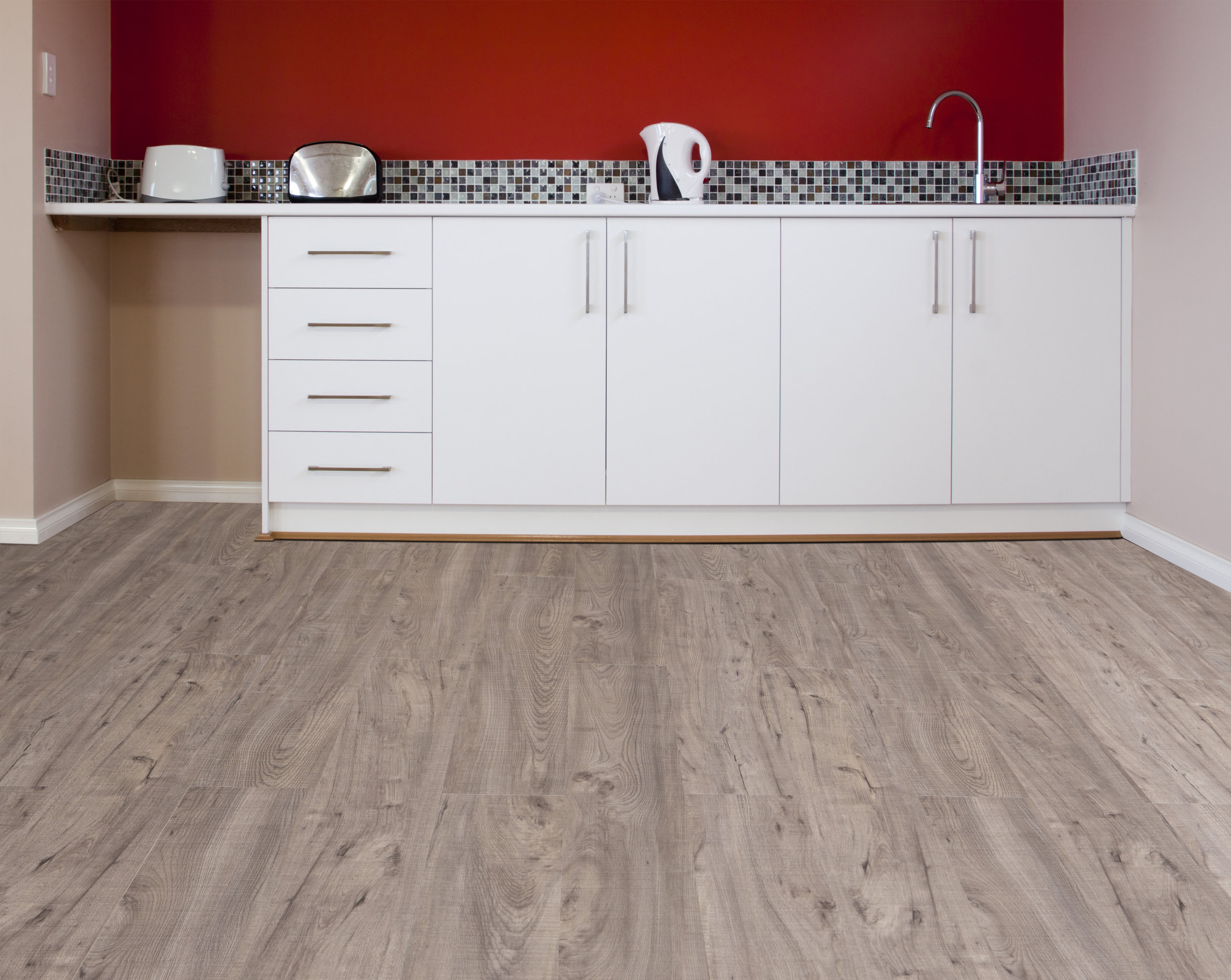 Achim Importing Co Sterling 6" x 36" x 2mm Vinyl Plank in Gray ...