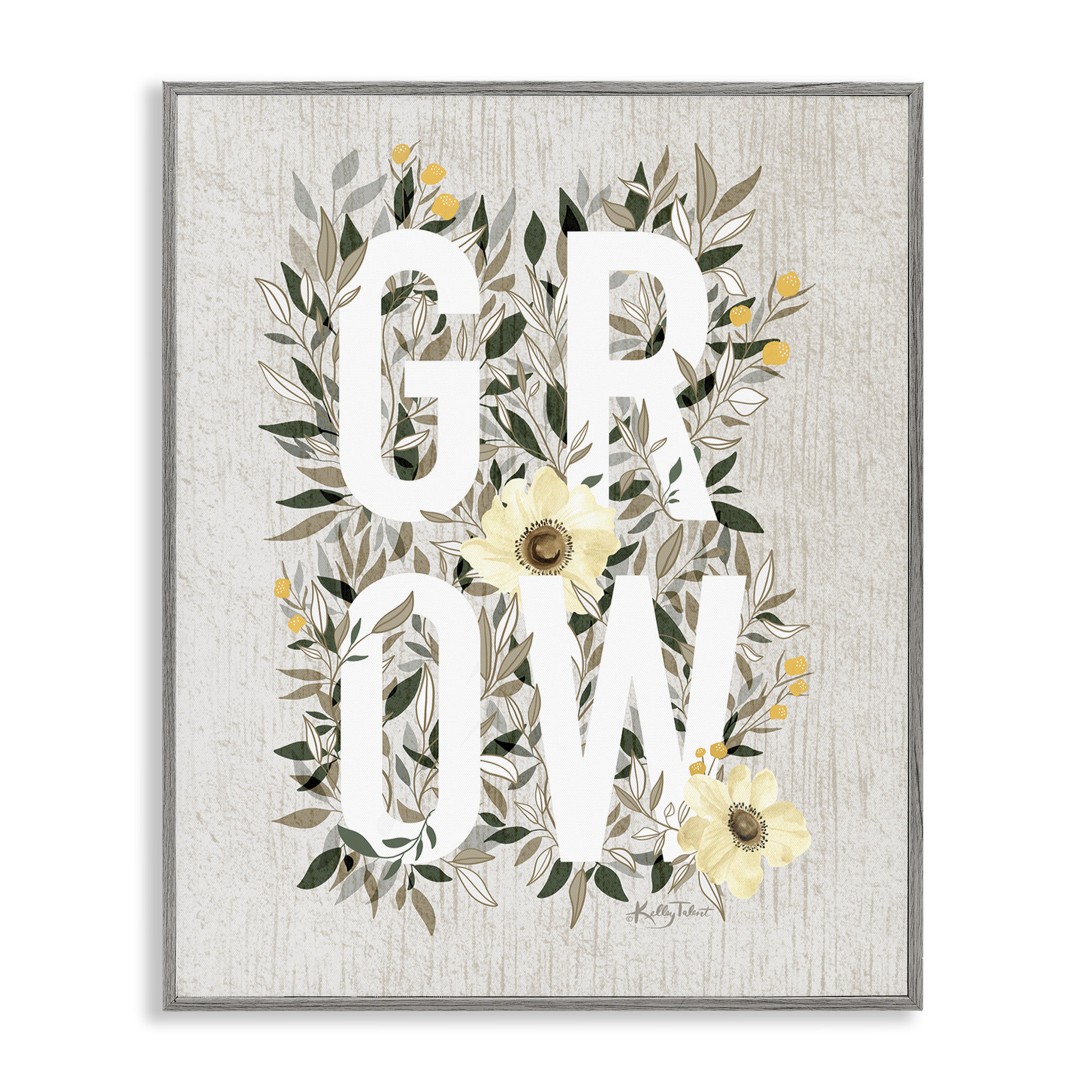 Dakota Fields Grow with Cottage Blooms Framed Giclee Art by Kelley ...