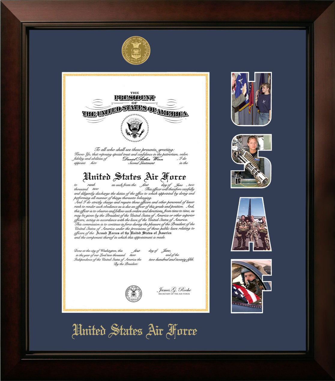 Patriot Frames Air Force Certificate Legacy Picture Frame | Wayfair