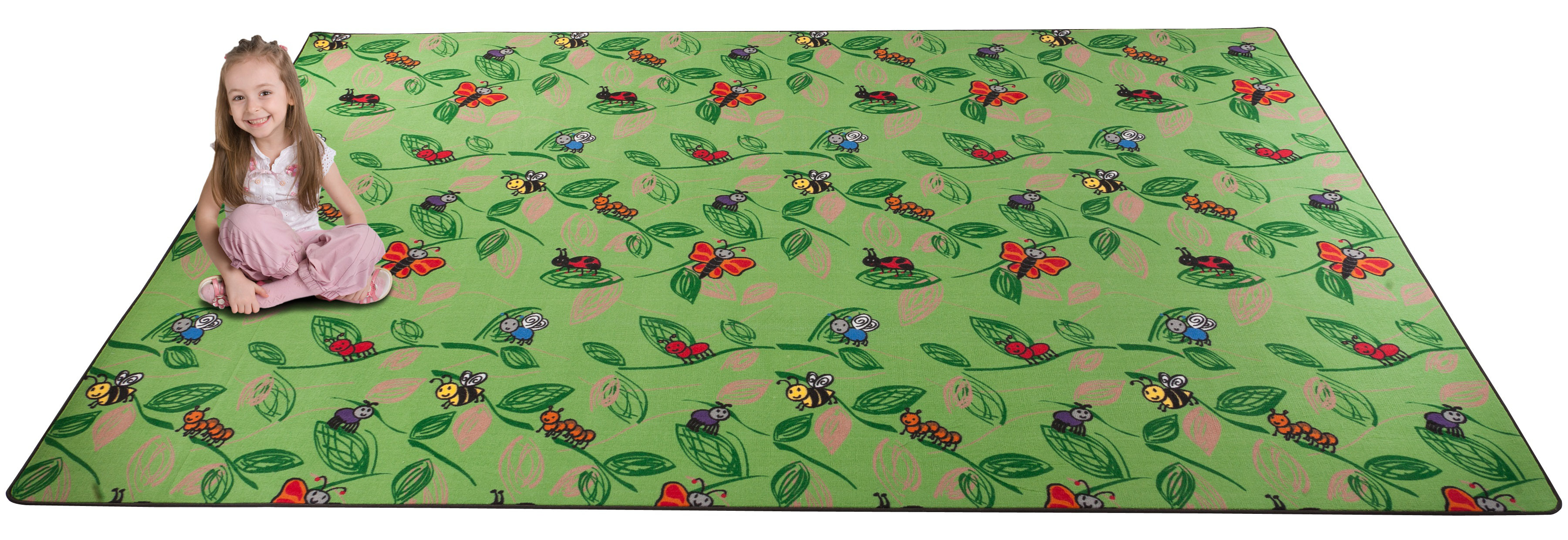 Kid Carpet Buzzy Bugs Kids Rug | Wayfair