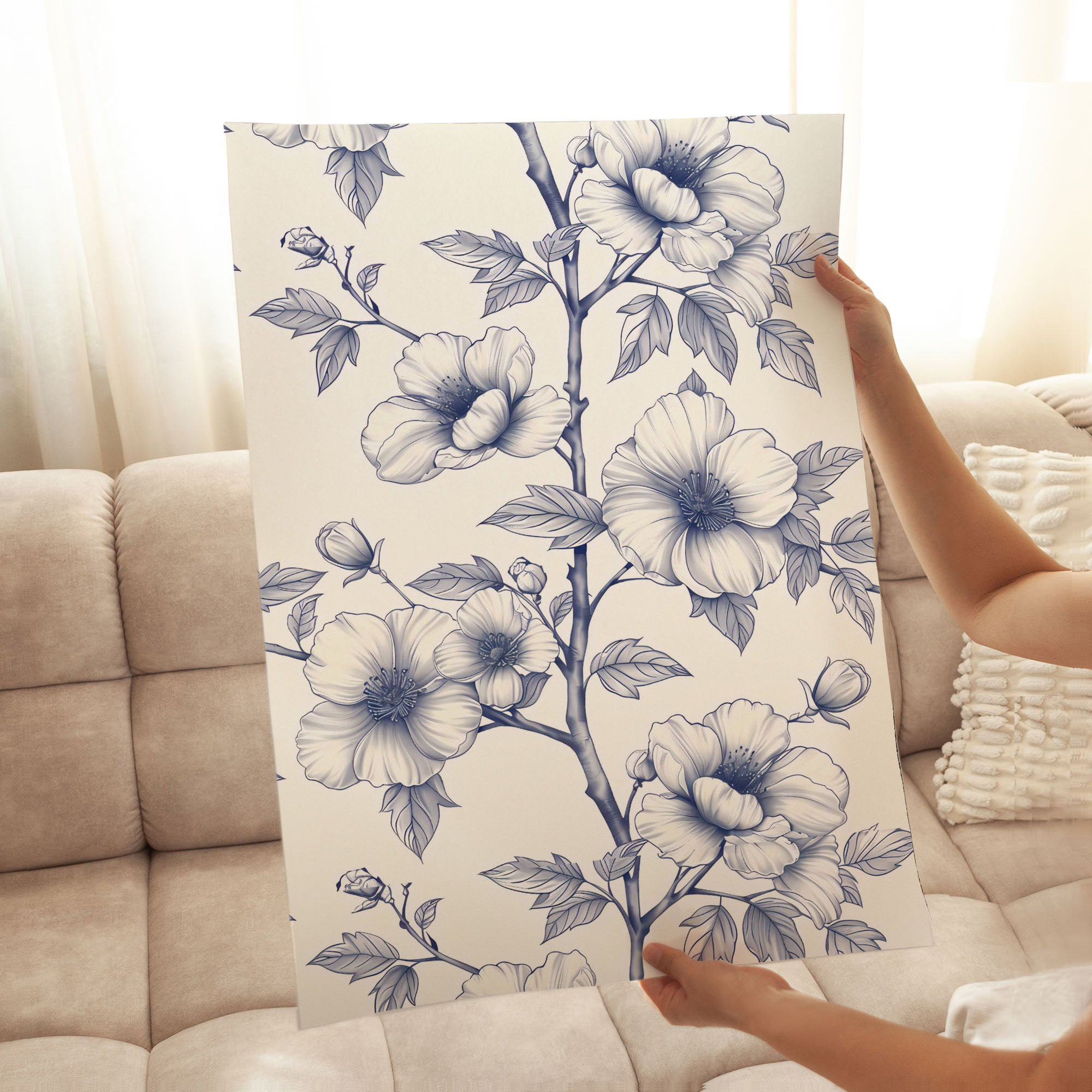 Winston Porter Floral Floral Symphony Dream II Modern Unframed Art ...