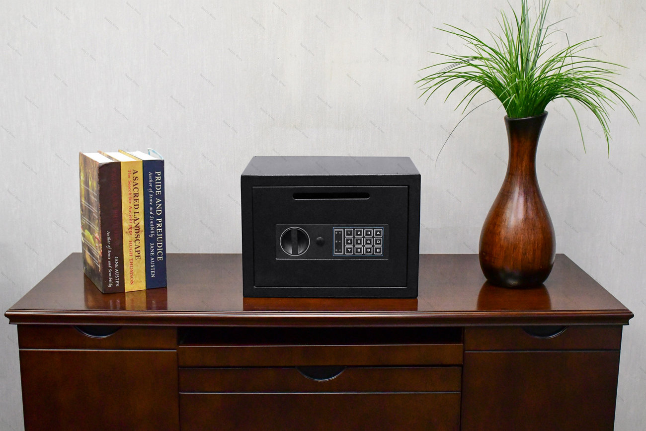 Dazzle Hives Compact Keypad Depository Safe - Wayfair Canada