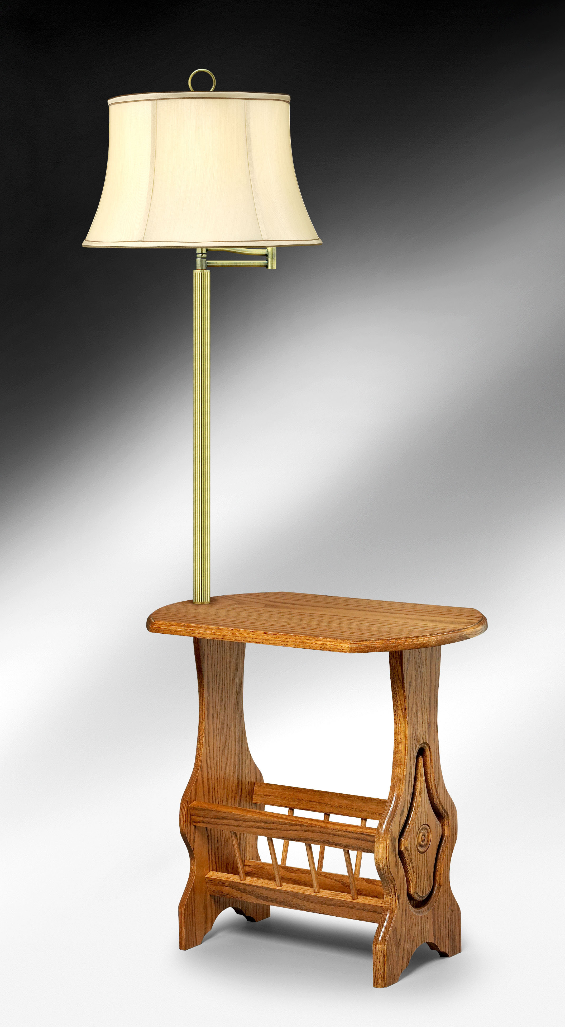 Medallion Lighting Millersburg 59" Task/Reading Floor Lamp - Wayfair Canada