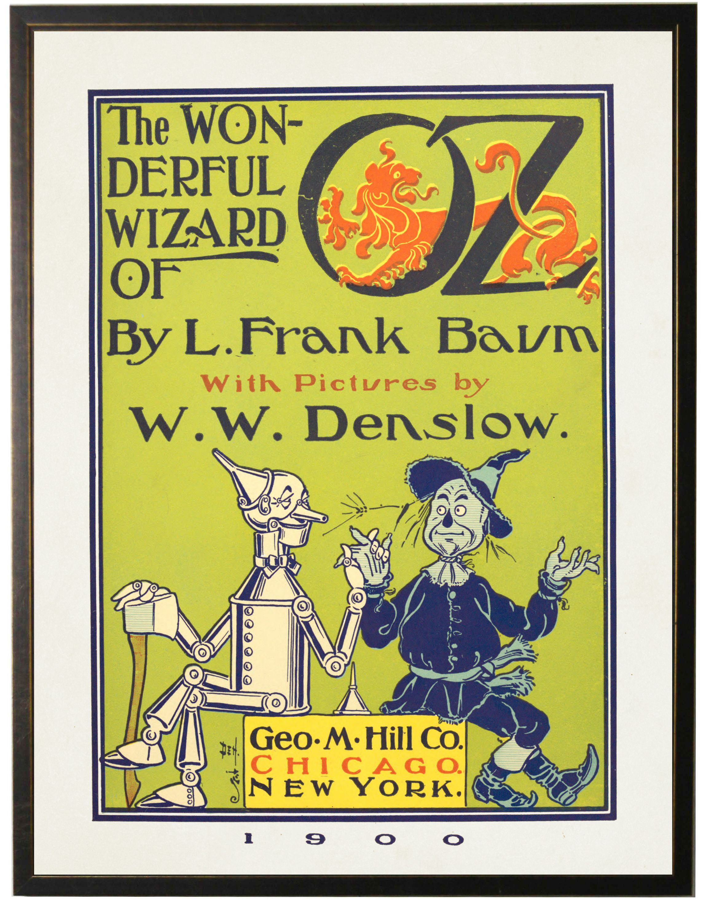 Trinx Vintage The Wizard Of Oz Framed On Paper Print | Wayfair