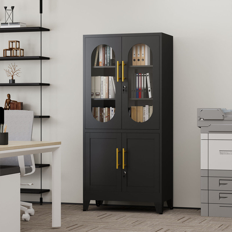 Lark Manor™ Metal Decorative Office Filing Storage Cabinet with Lock ...